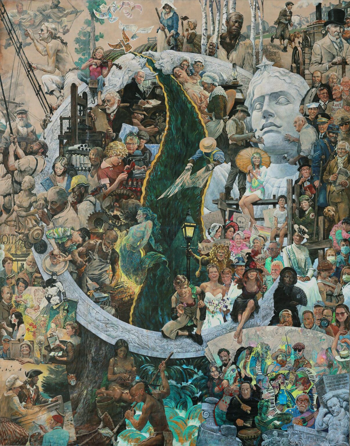 Hallowell mural